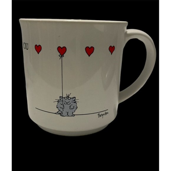 Boynton | Dining | Vintage Sandra Boynton Cat Heart Balloon Love You ...